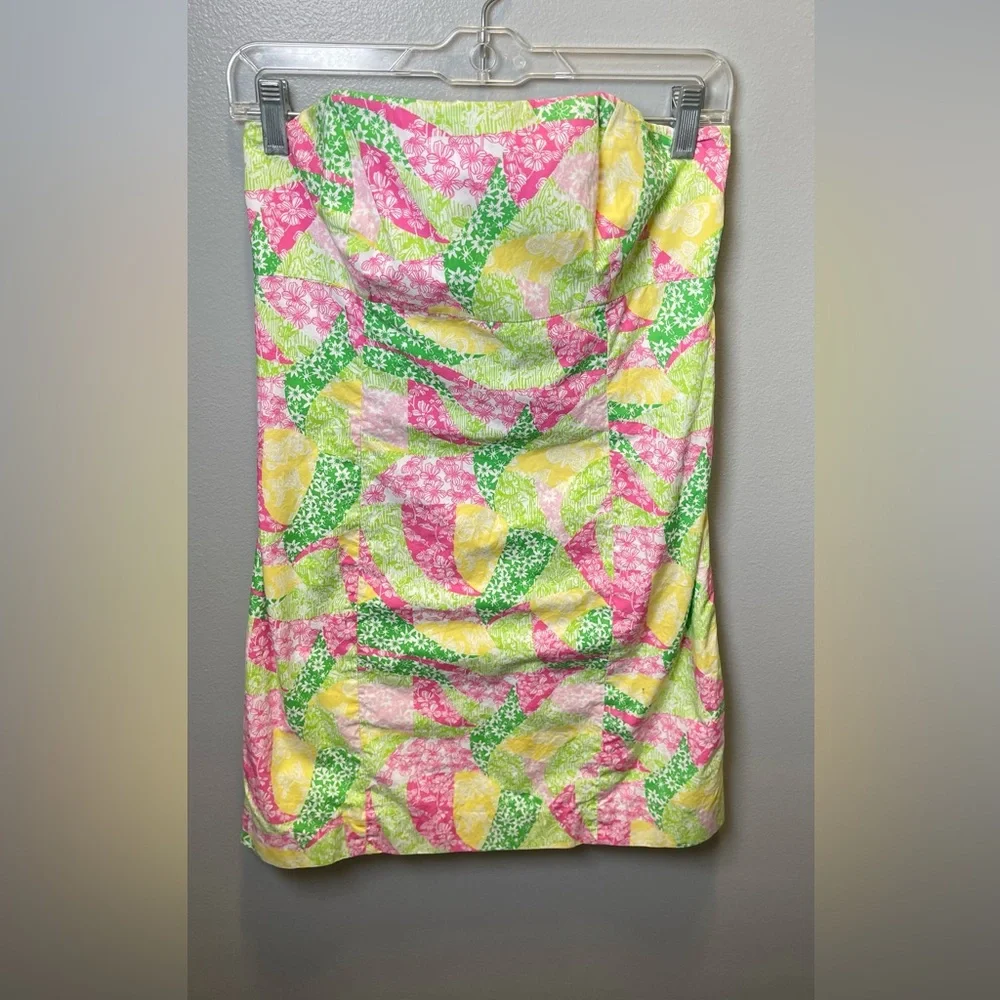 Lilly Pulitzer | Dresses | Lilly Pulitzer Wing Ding Tie Back Strapless ...